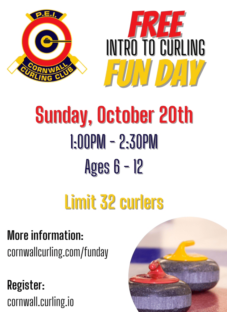 FREE Intro to Curling FUN DAY (ages 6-12) | Cornwall Curling Club